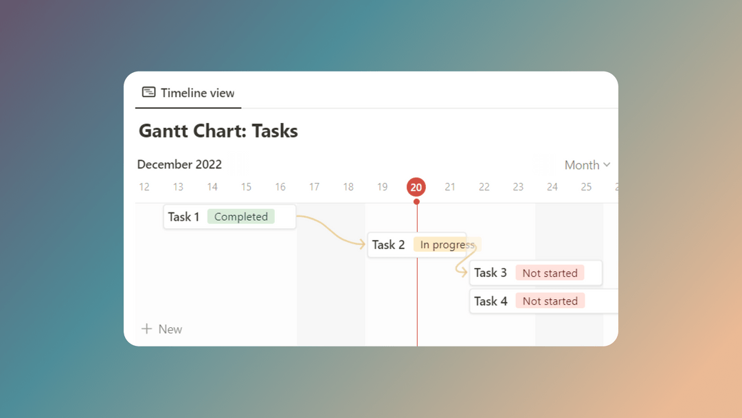 How To Create Gantt Charts In Notion: Quick Tutorial (2023 Notion Timeline View & Template)